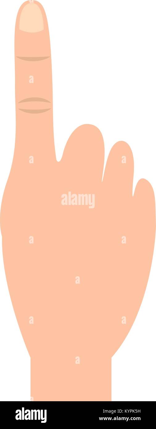 Number 1 hand gesture Stock Vector Images - Alamy