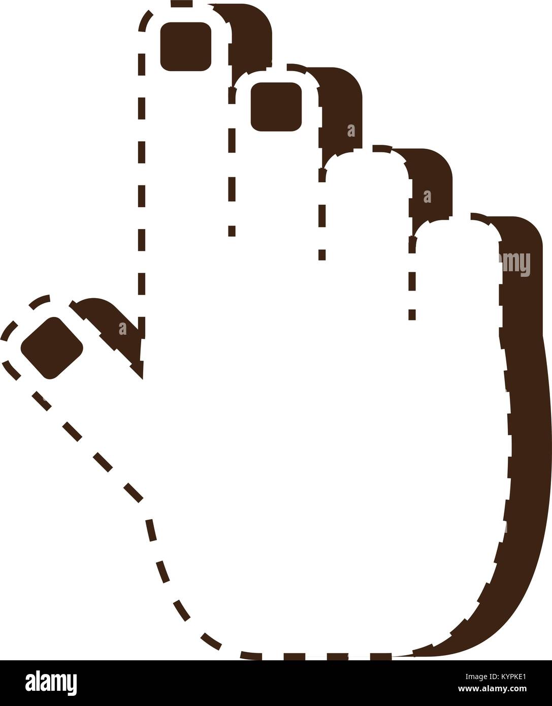 human hand icon Stock Vector Image & Art - Alamy