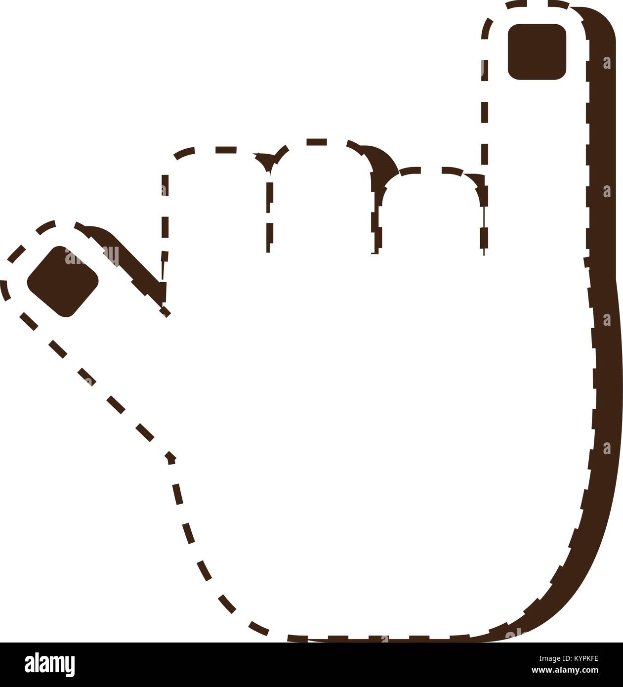human hand icon Stock Vector Image & Art - Alamy