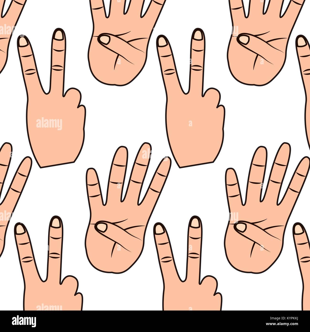 Man counting with hands Stock Vector Images - Alamy