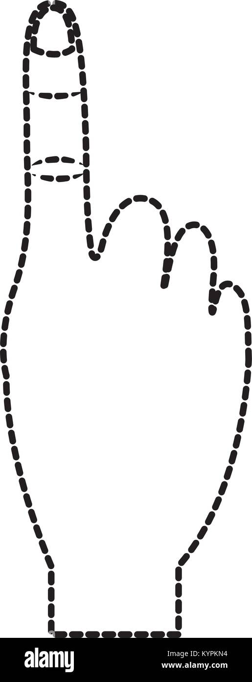 hand show forefinger finger pointing first Stock Vector Image & Art - Alamy