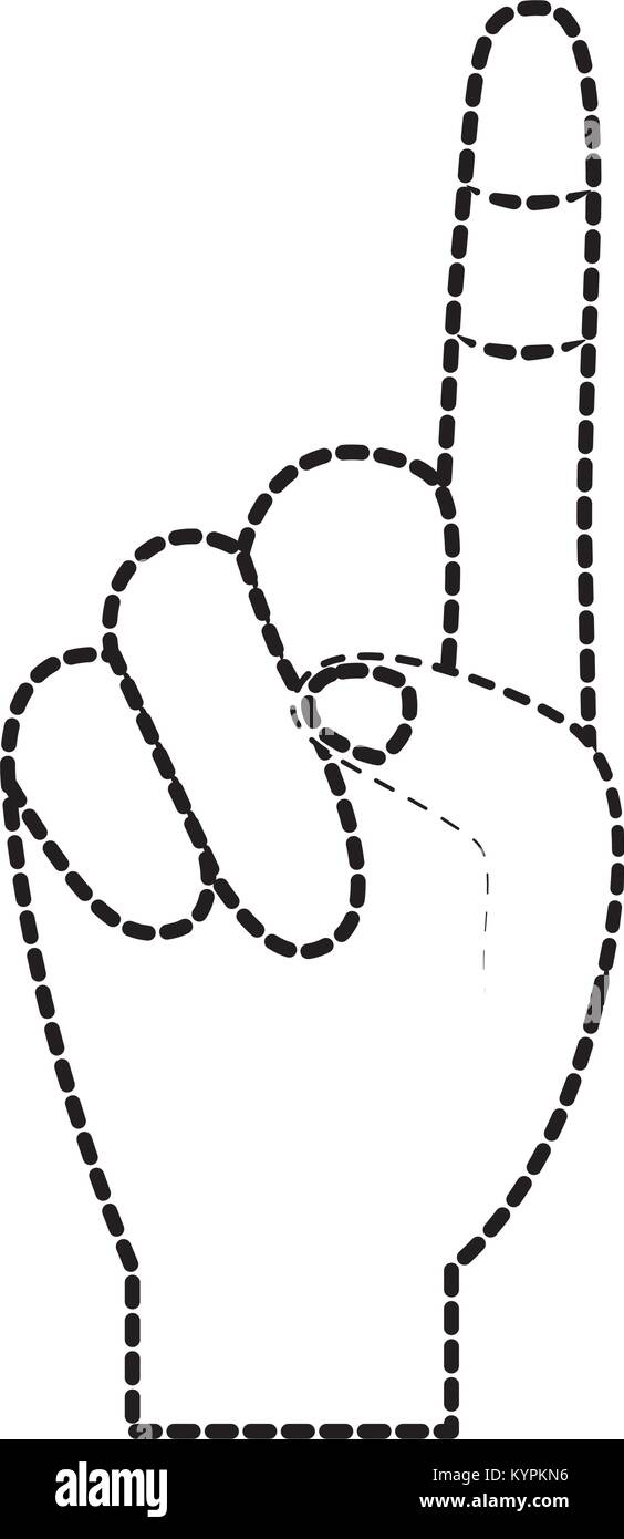 hand show forefinger finger pointing first Stock Vector Image & Art - Alamy