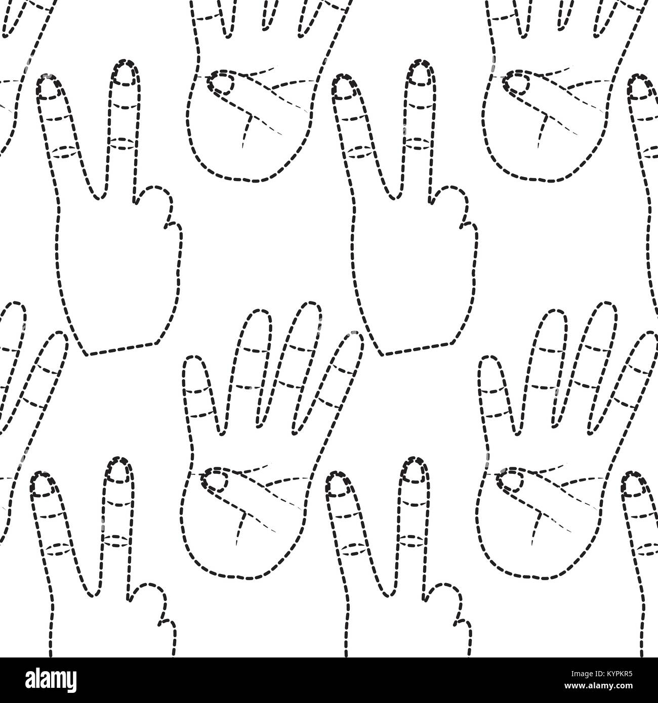 hand gesture pattern image Stock Vector Image & Art - Alamy
