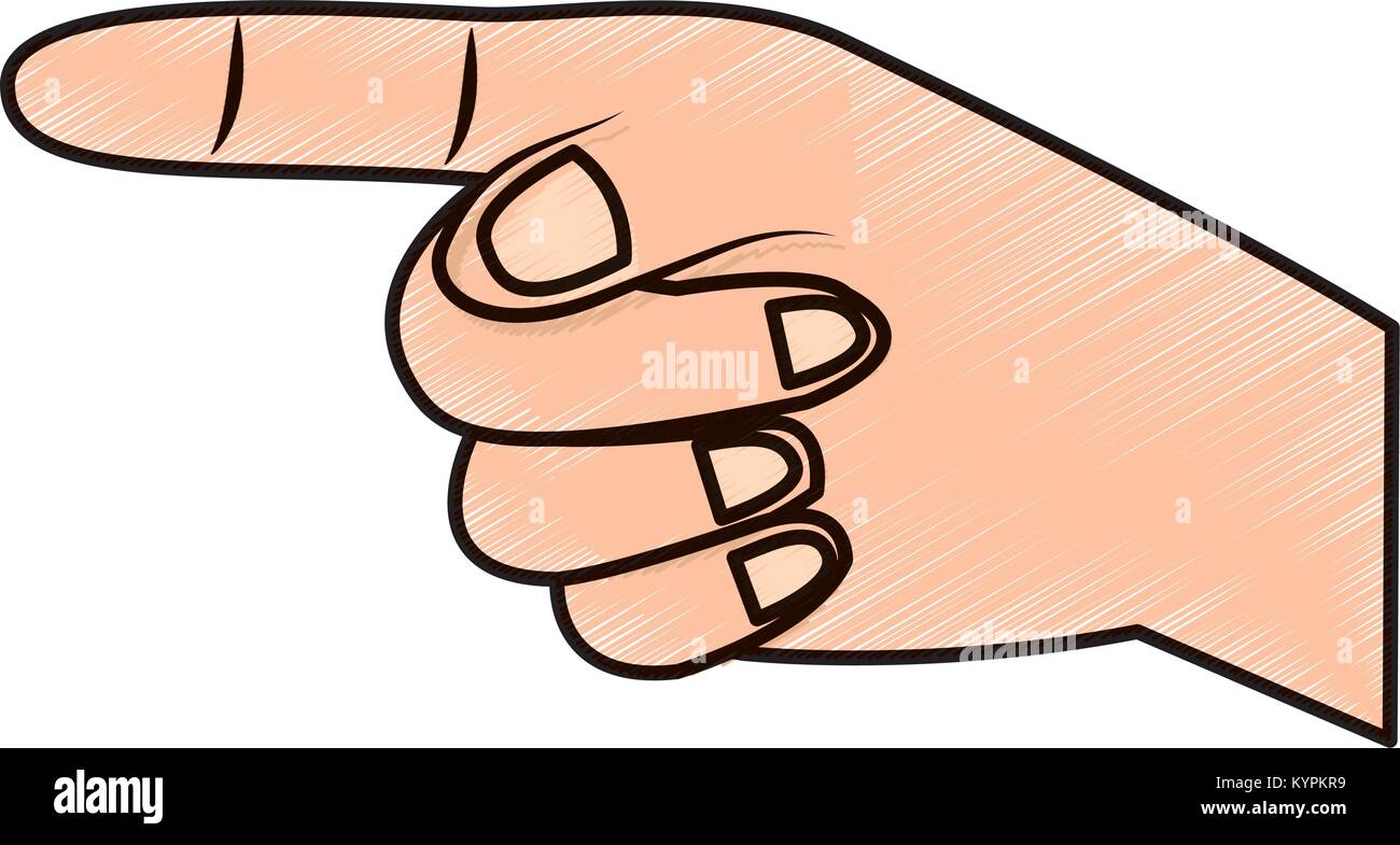 index finger pointing hand gesture icon image Stock Vector Image & Art ...
