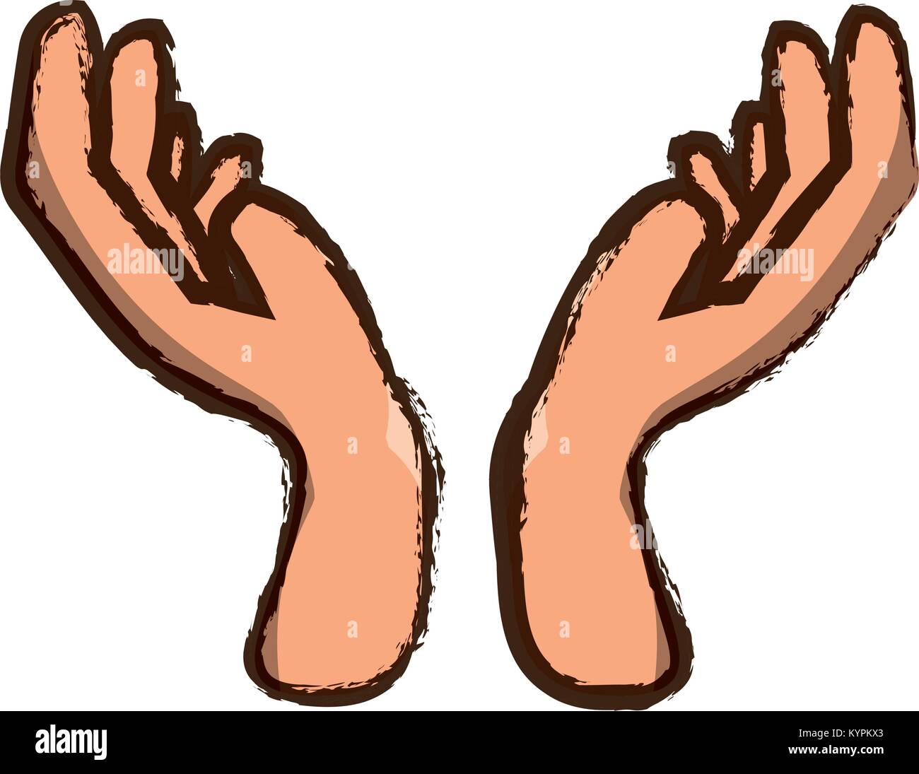 open hands icon Stock Vector Image & Art - Alamy