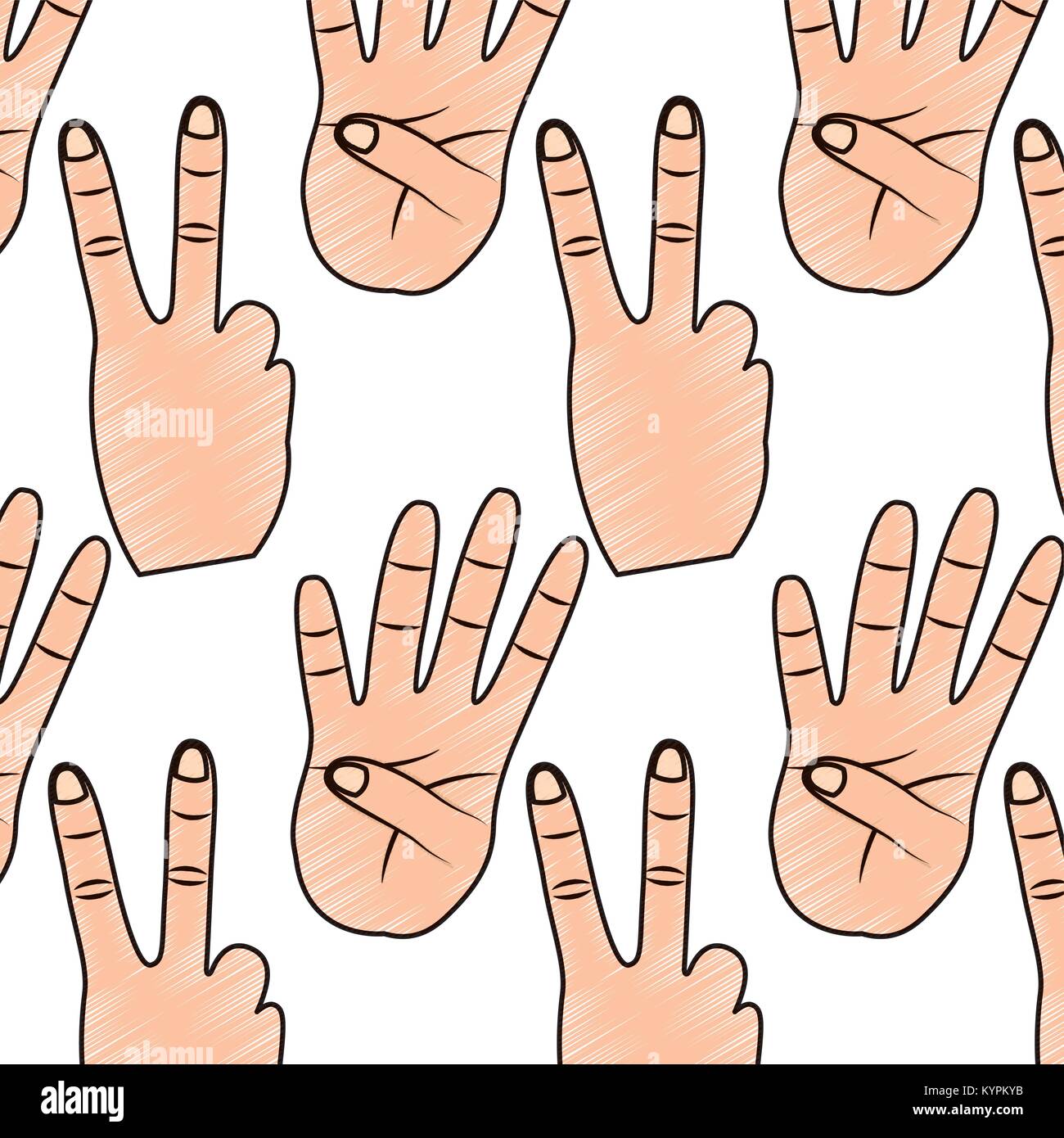 hand gesture pattern image Stock Vector Image & Art - Alamy