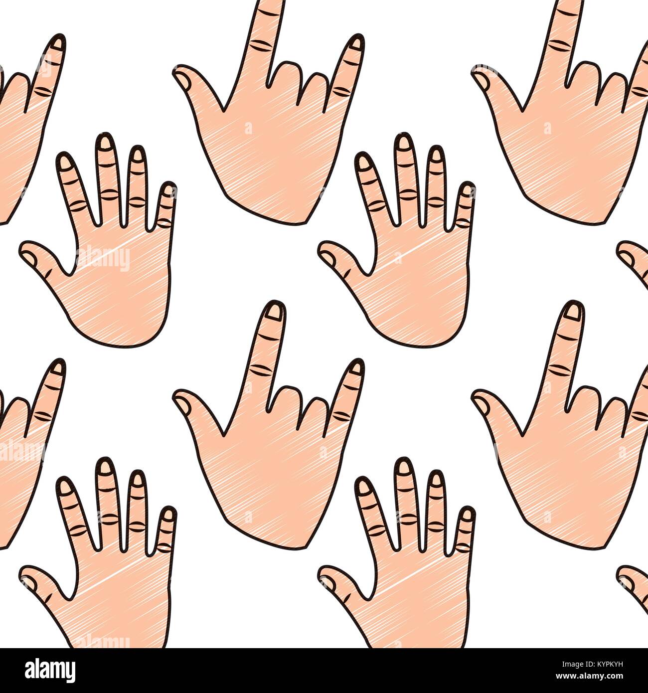 hand gesture pattern image Stock Vector Image & Art - Alamy