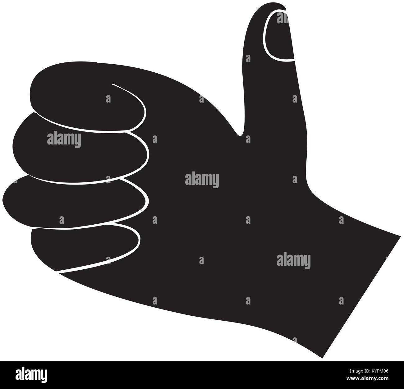 thumb up hand gesture icon image Stock Vector Image & Art - Alamy