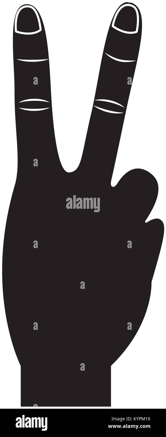 two fingers up peace hand gesture icon image Stock Vector Image & Art ... two fingers up peace hand gesture icon image Stock Vector Image & Art ...