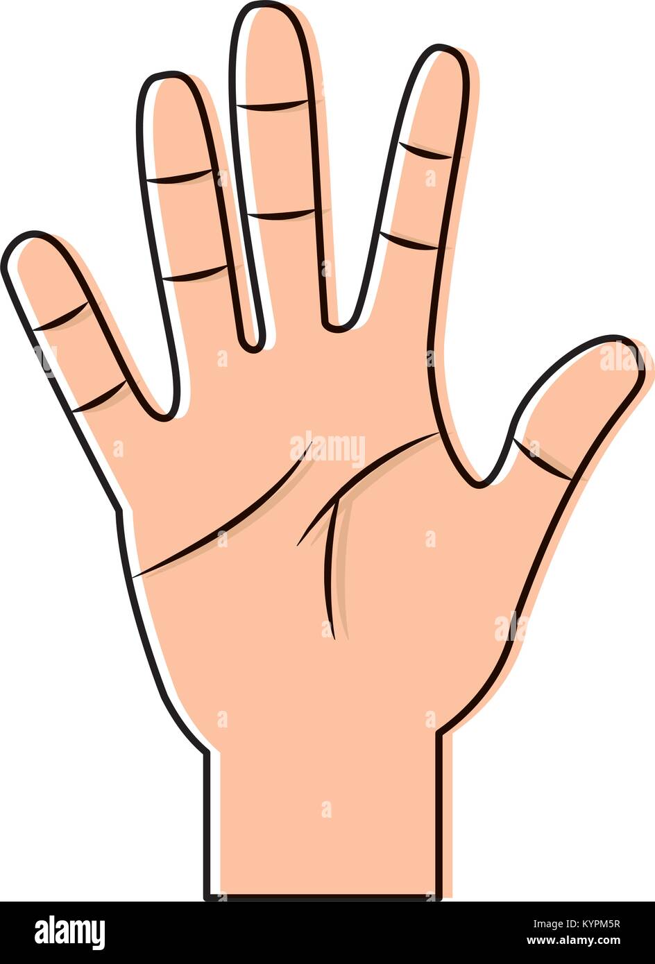 open hand gesture icon image Stock Vector Image & Art - Alamy