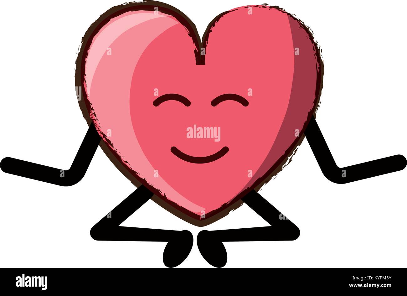 kawaii heart icon Stock Vector Image & Art - Alamy