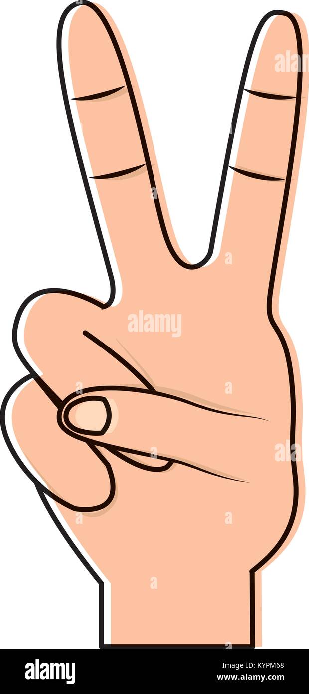 two fingers up peace hand gesture icon image Stock Vector Image & Art ... two fingers up peace hand gesture icon image Stock Vector Image & Art ...