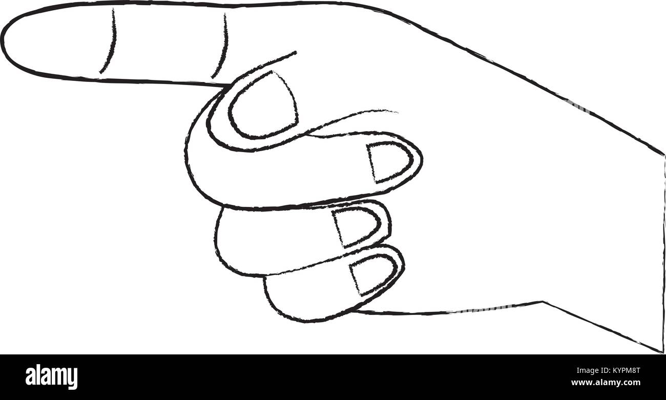 hand indicating or showing direction by pointing a finger Stock Vector ... hand indicating or showing direction by pointing a finger Stock Vector ...