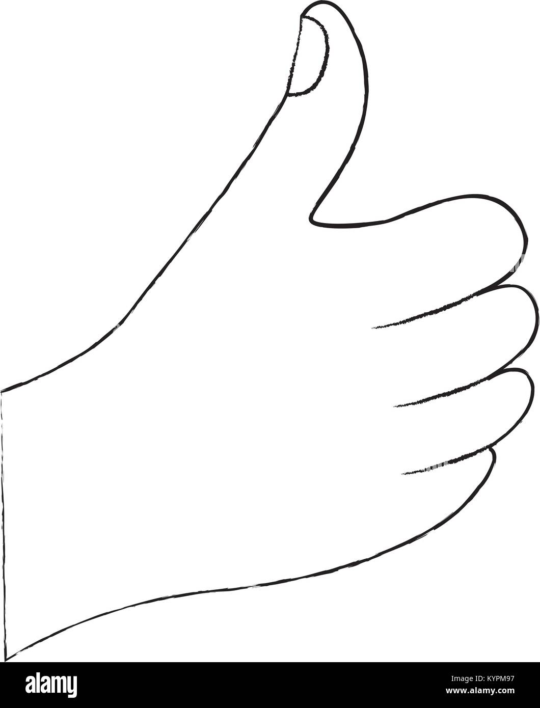 hand thumb up like finger gesture Stock Vector Image & Art - Alamy