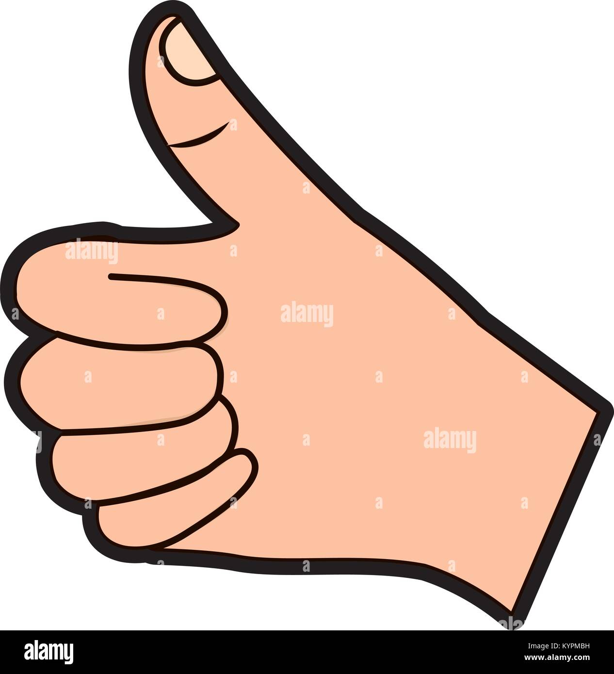 hand thumb up like finger gesture Stock Vector Image & Art - Alamy