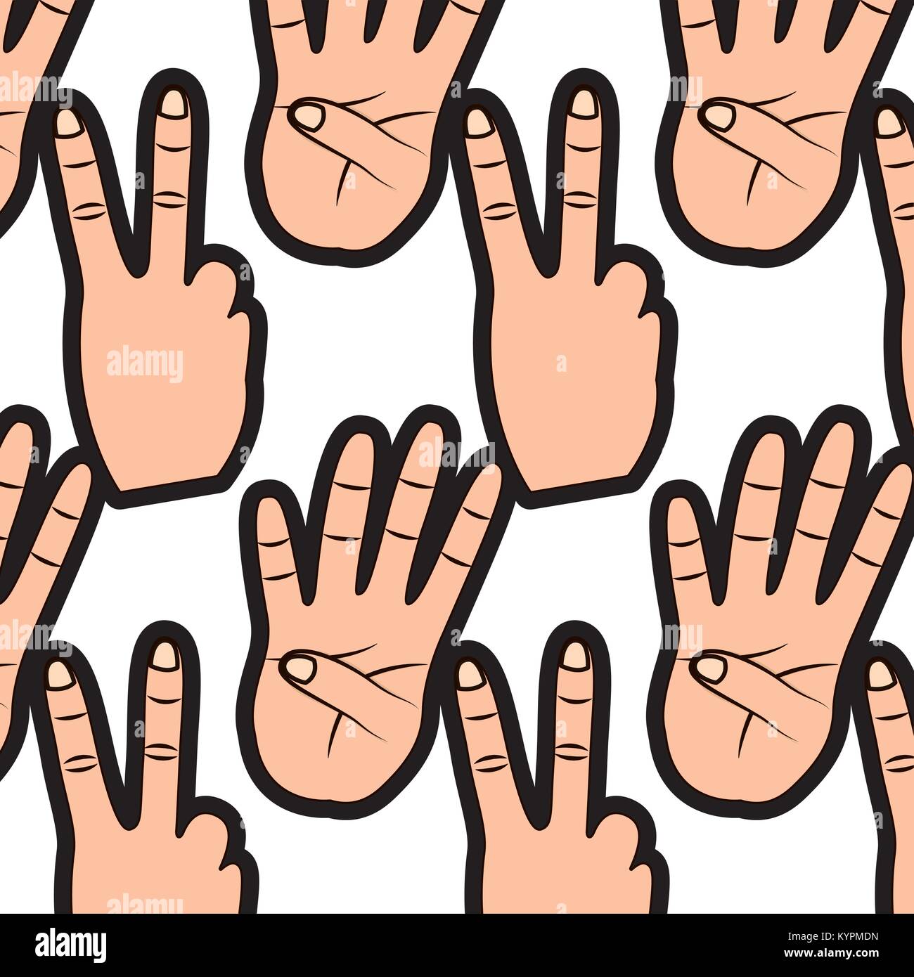 hand gesture pattern image Stock Vector Image & Art - Alamy