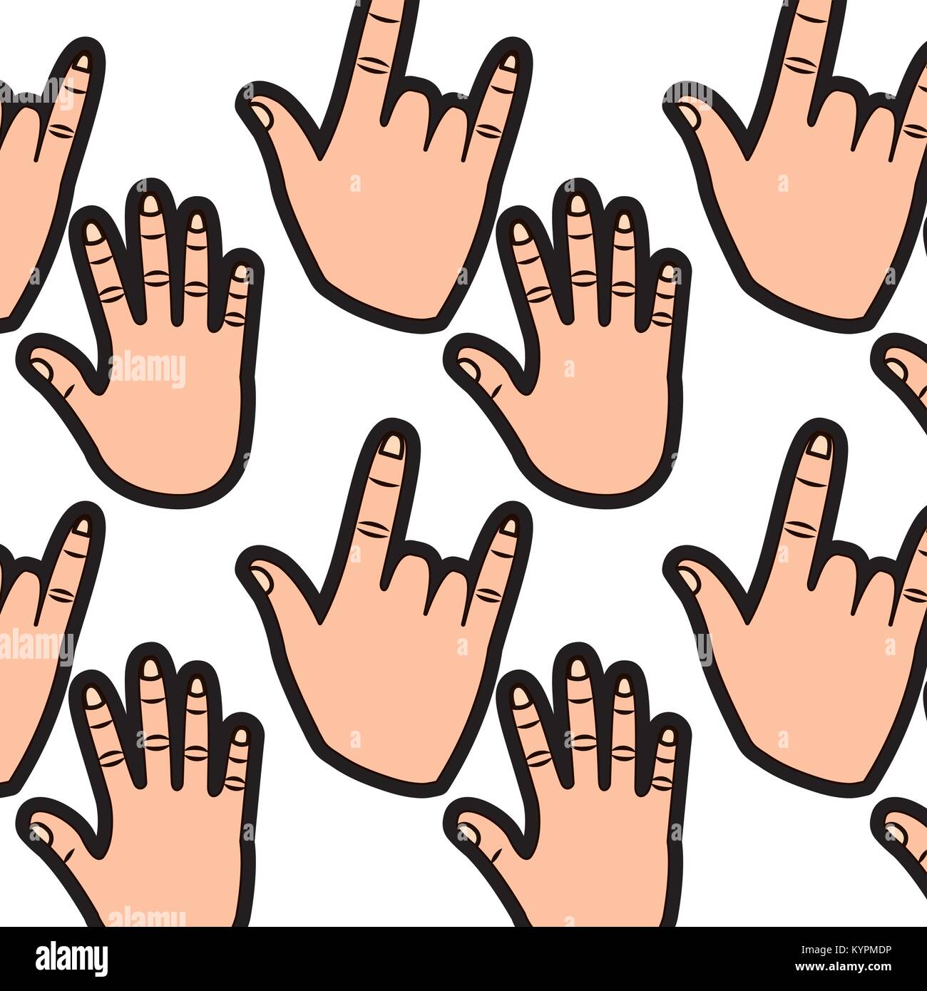 hand gesture pattern image Stock Vector Image & Art - Alamy