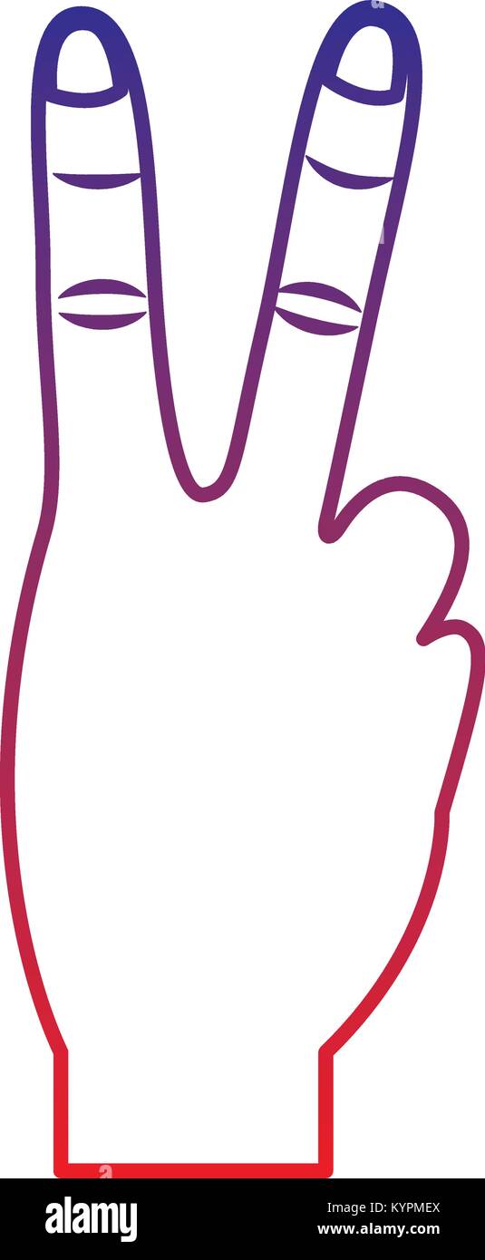 two fingers up peace hand gesture icon image Stock Vector Image & Art ... two fingers up peace hand gesture icon image Stock Vector Image & Art ...