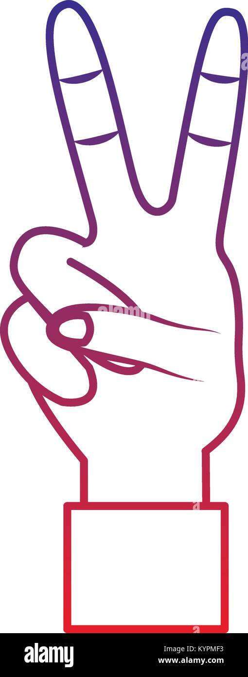 two fingers up peace hand gesture icon image Stock Vector Image & Art ... two fingers up peace hand gesture icon image Stock Vector Image & Art ...