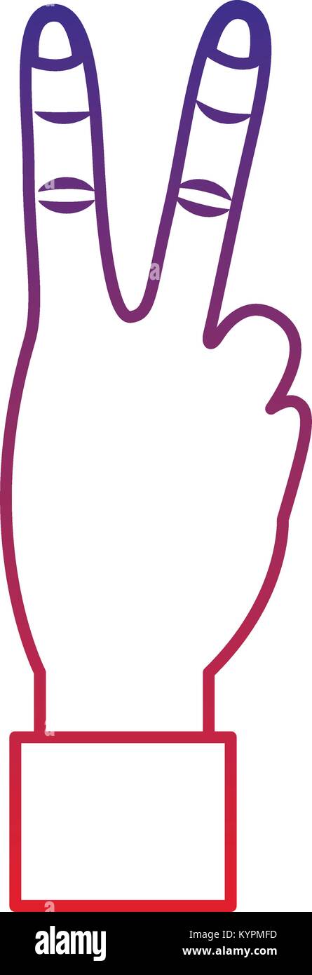 two fingers up peace hand gesture icon image Stock Vector Image & Art ... two fingers up peace hand gesture icon image Stock Vector Image & Art ...