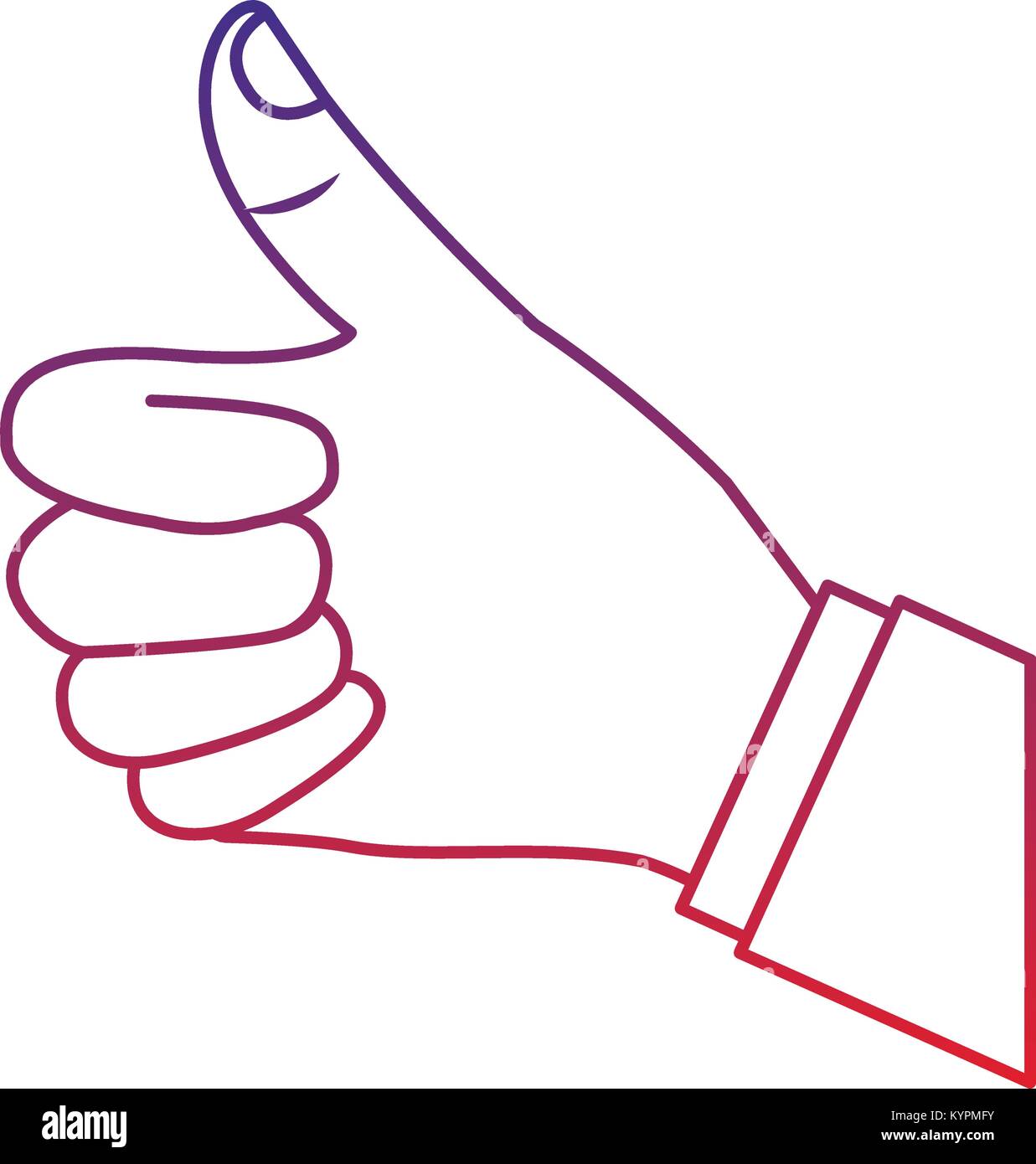 thumb up hand gesture icon image Stock Vector Image & Art - Alamy