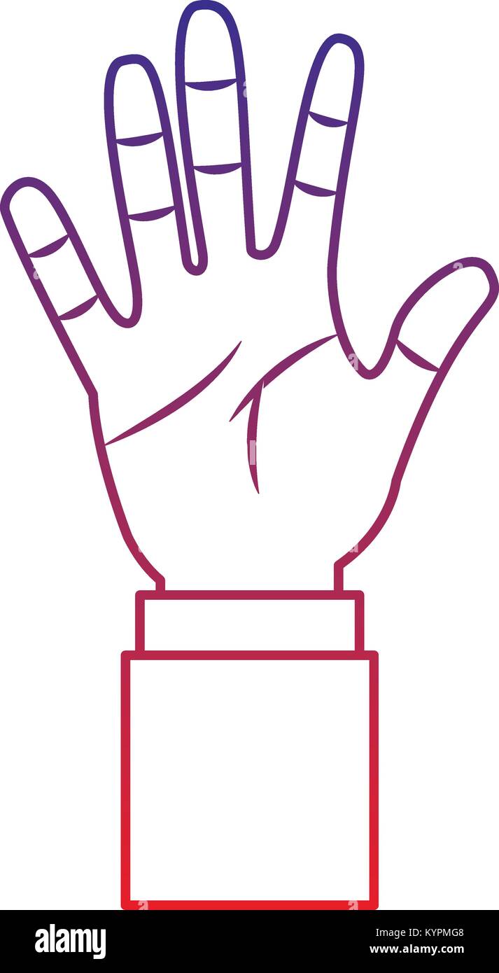 open hand gesture icon image Stock Vector Image & Art - Alamy