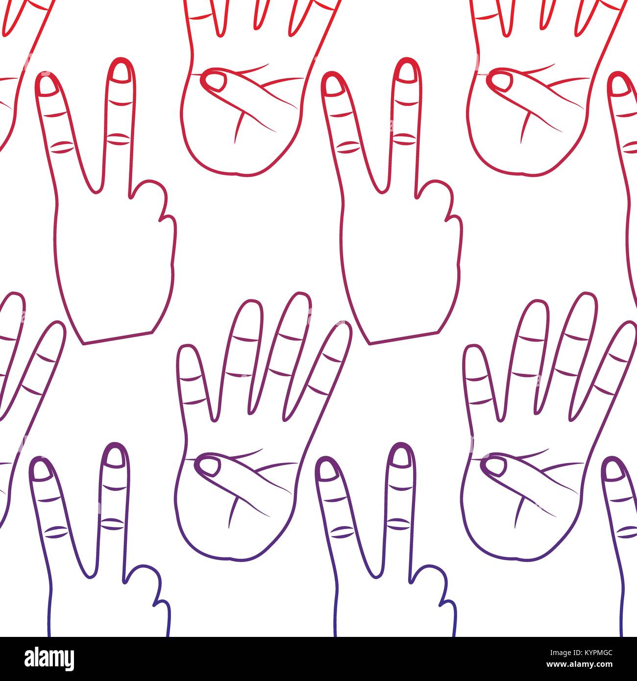 hand gesture pattern image Stock Vector Image & Art - Alamy