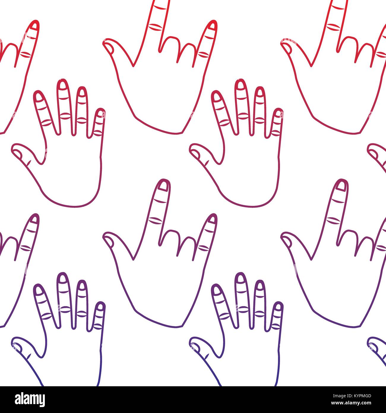 hand gesture pattern image Stock Vector Image & Art - Alamy