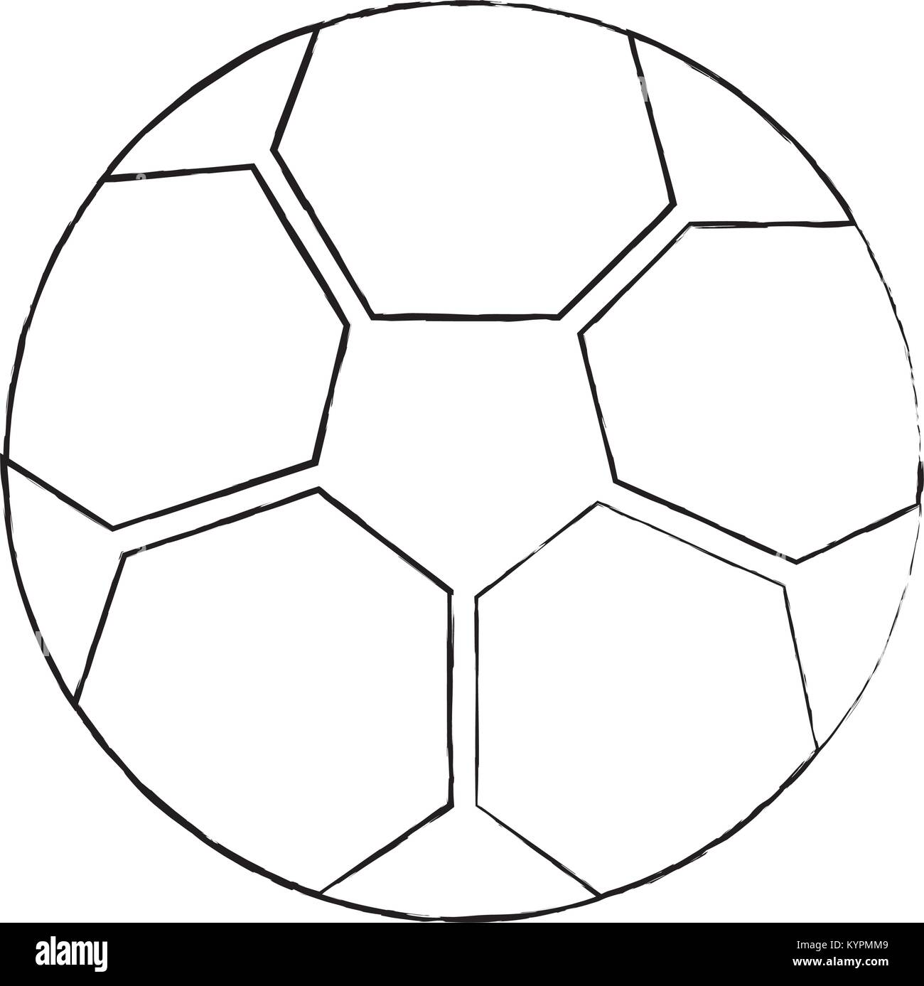 soccer ball sphere object equipment Stock Vector Image & Art - Alamy