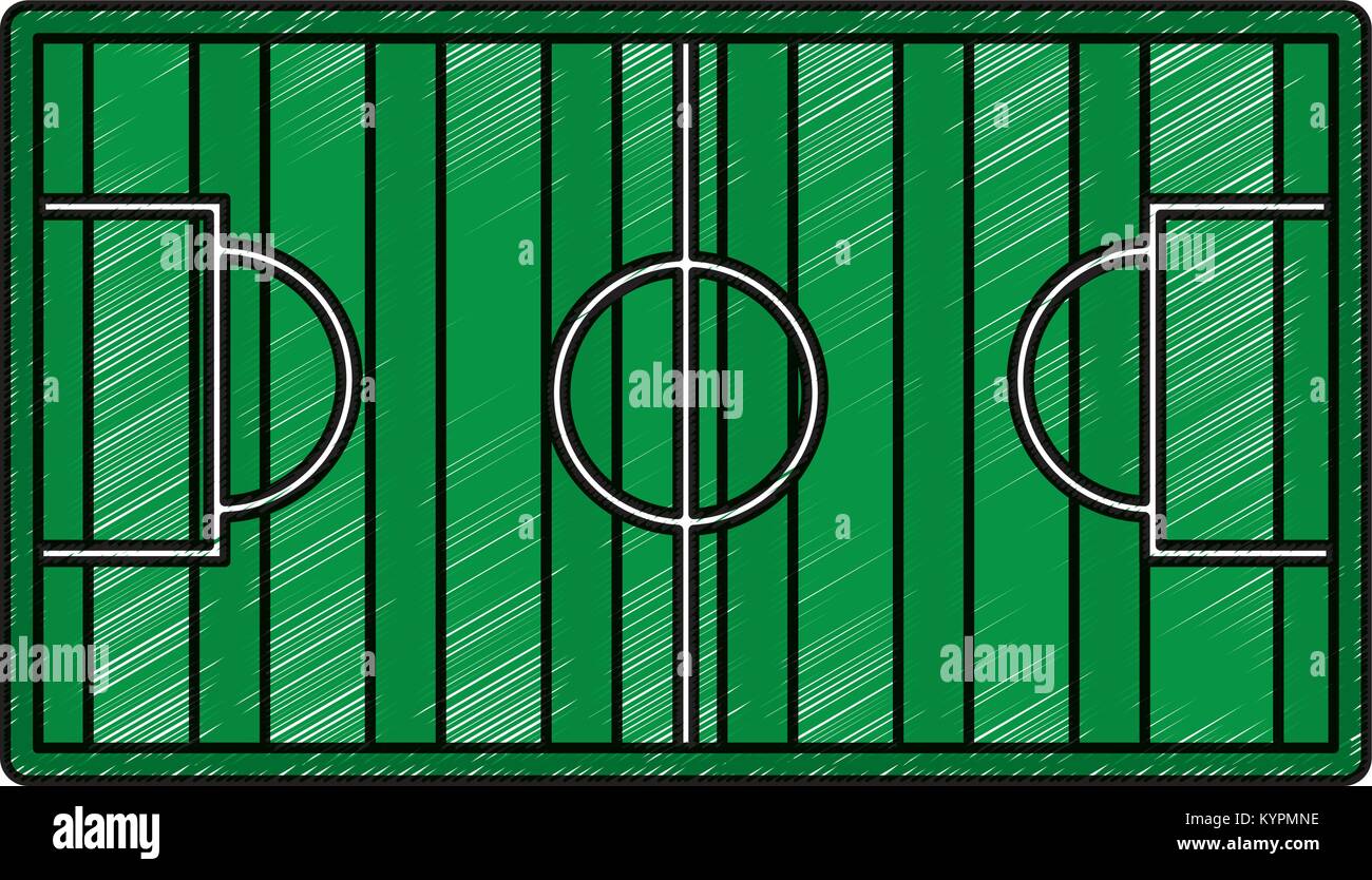soccer field goal sport top view Stock Vector Image & Art - Alamy