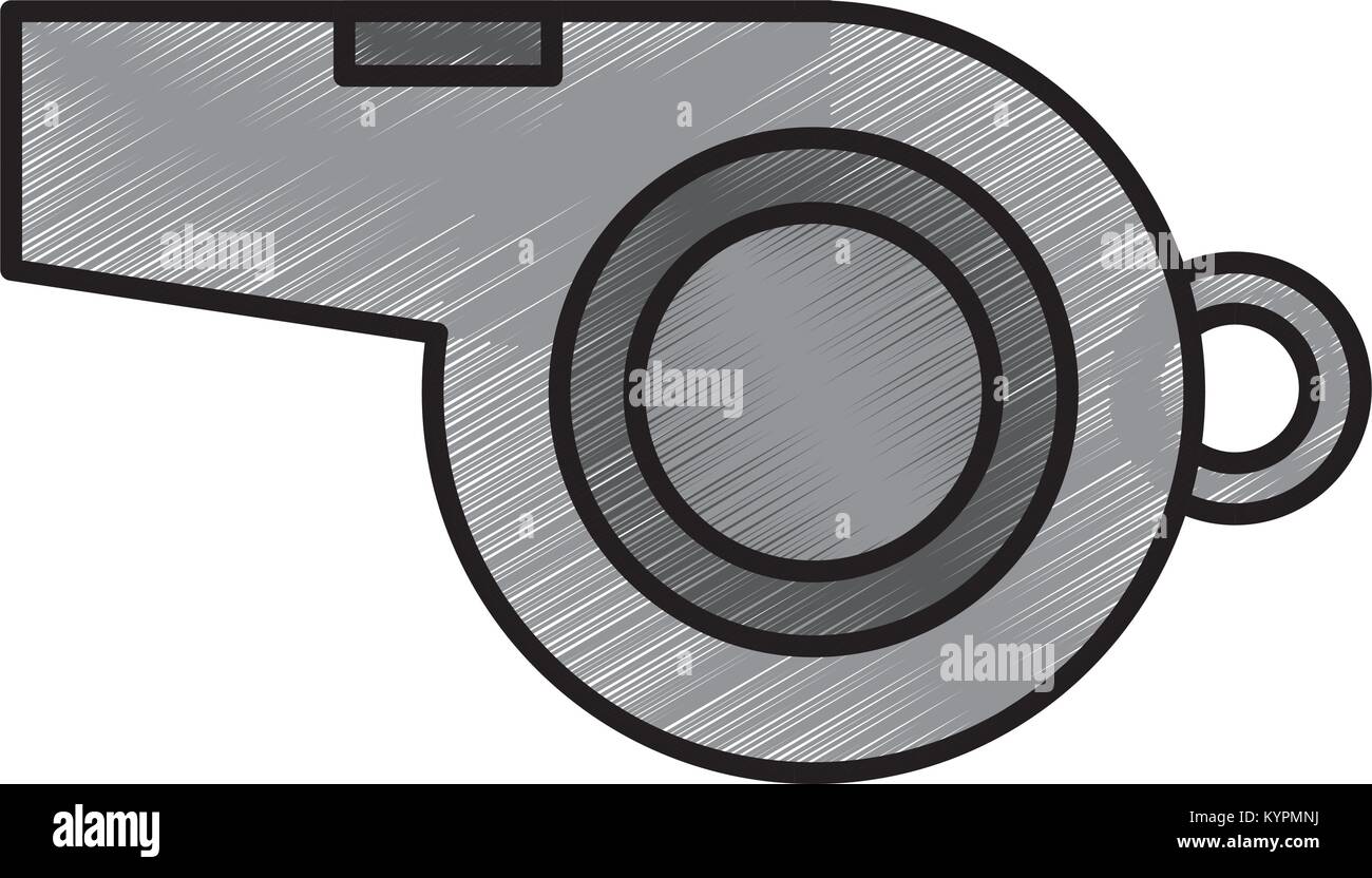 referee whistle equipment object element Stock Vector Image & Art - Alamy
