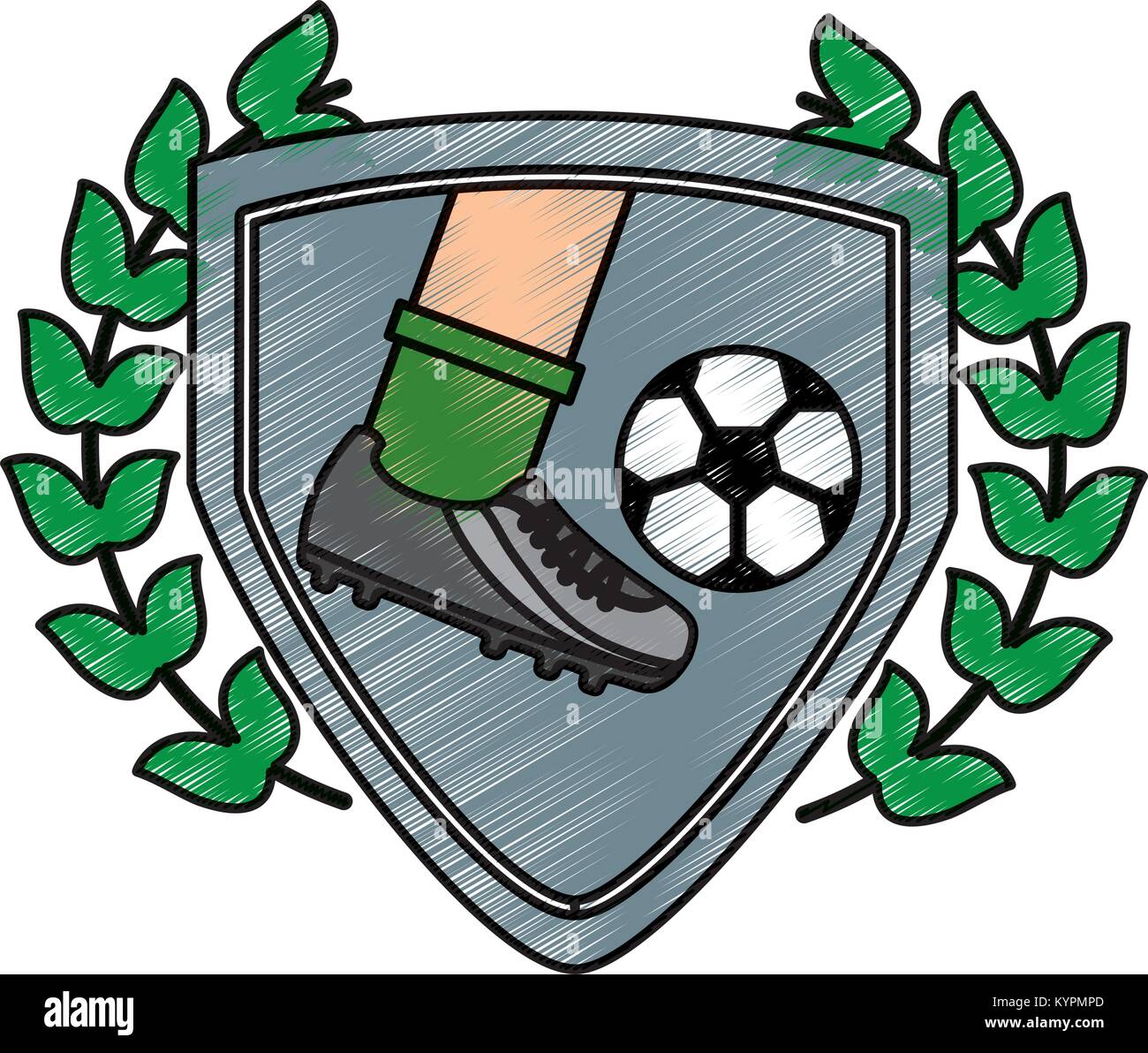 Inside kicking Stock Vector Images - Alamy