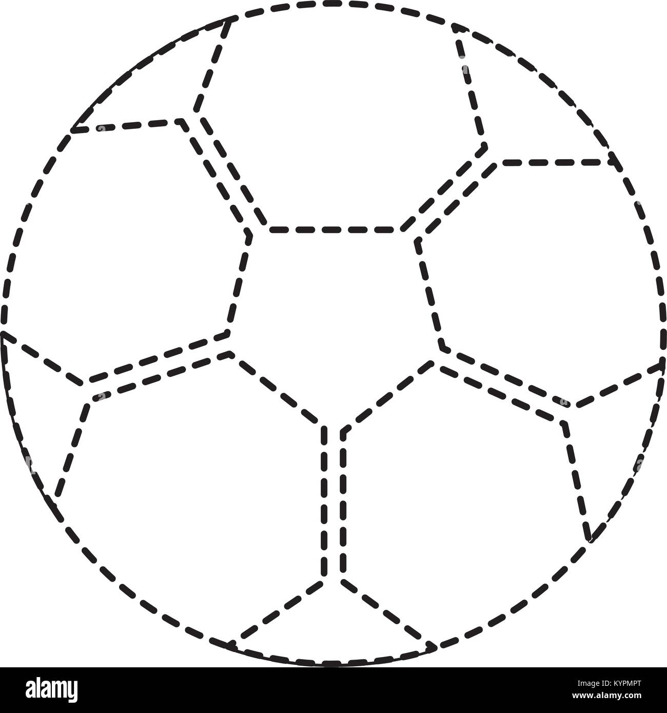 soccer ball sphere object equipment Stock Vector Image & Art - Alamy