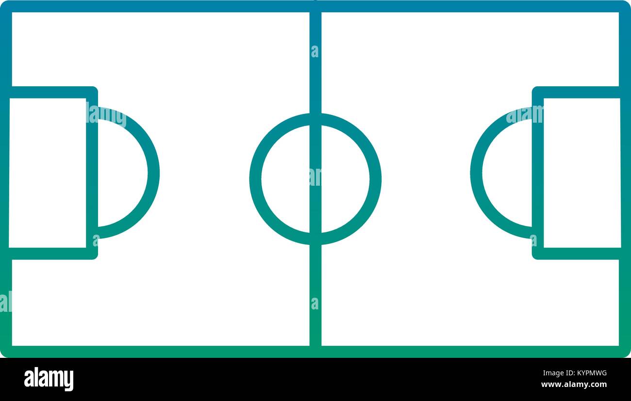soccer field goal sport top view Stock Vector Image & Art - Alamy