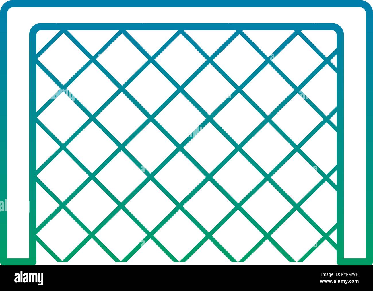 soccer goal grid equipment icon Stock Vector Image & Art - Alamy