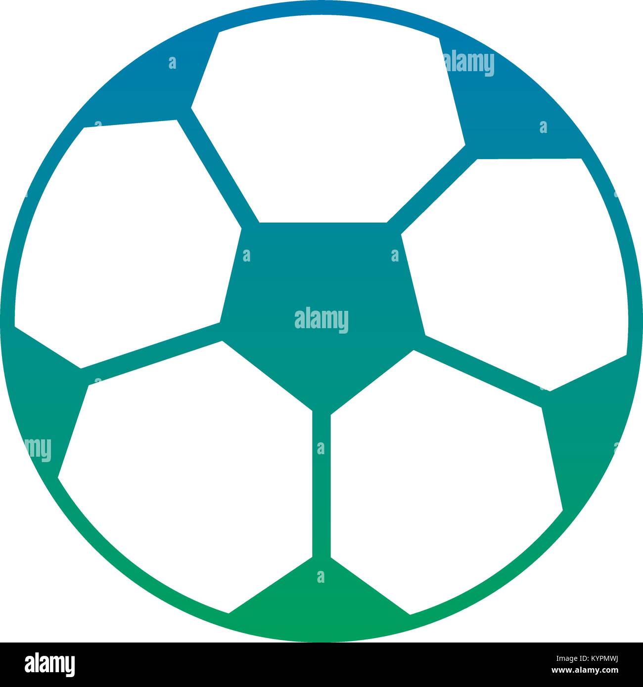 soccer ball sphere object equipment Stock Vector Image & Art - Alamy