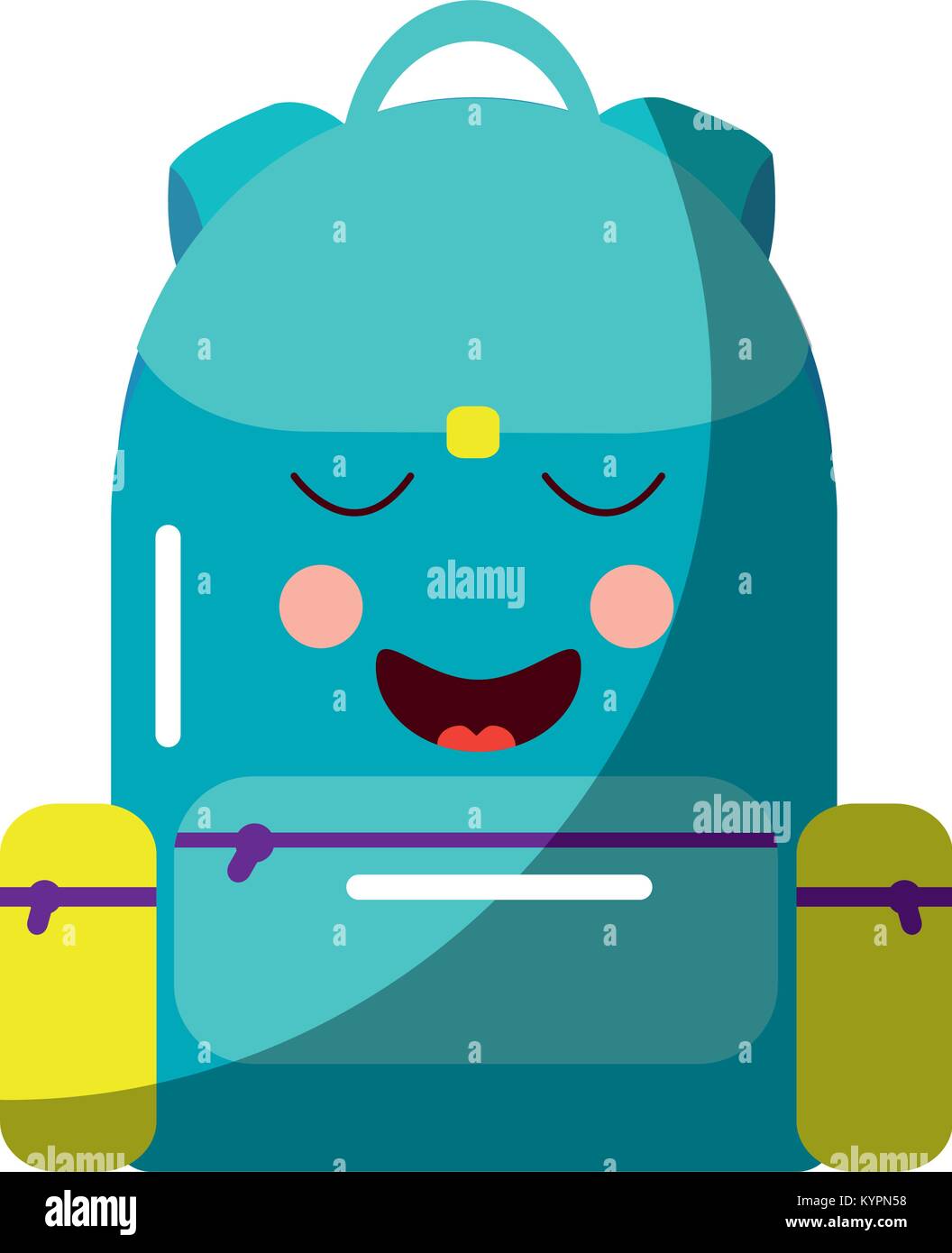 school backpack kawaii cartoon character Stock Vector Image & Art - Alamy