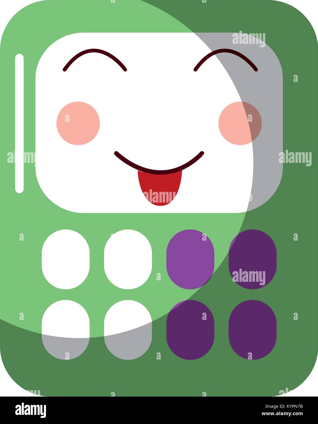 Calculator math character kawaii hi-res stock photography and images ...