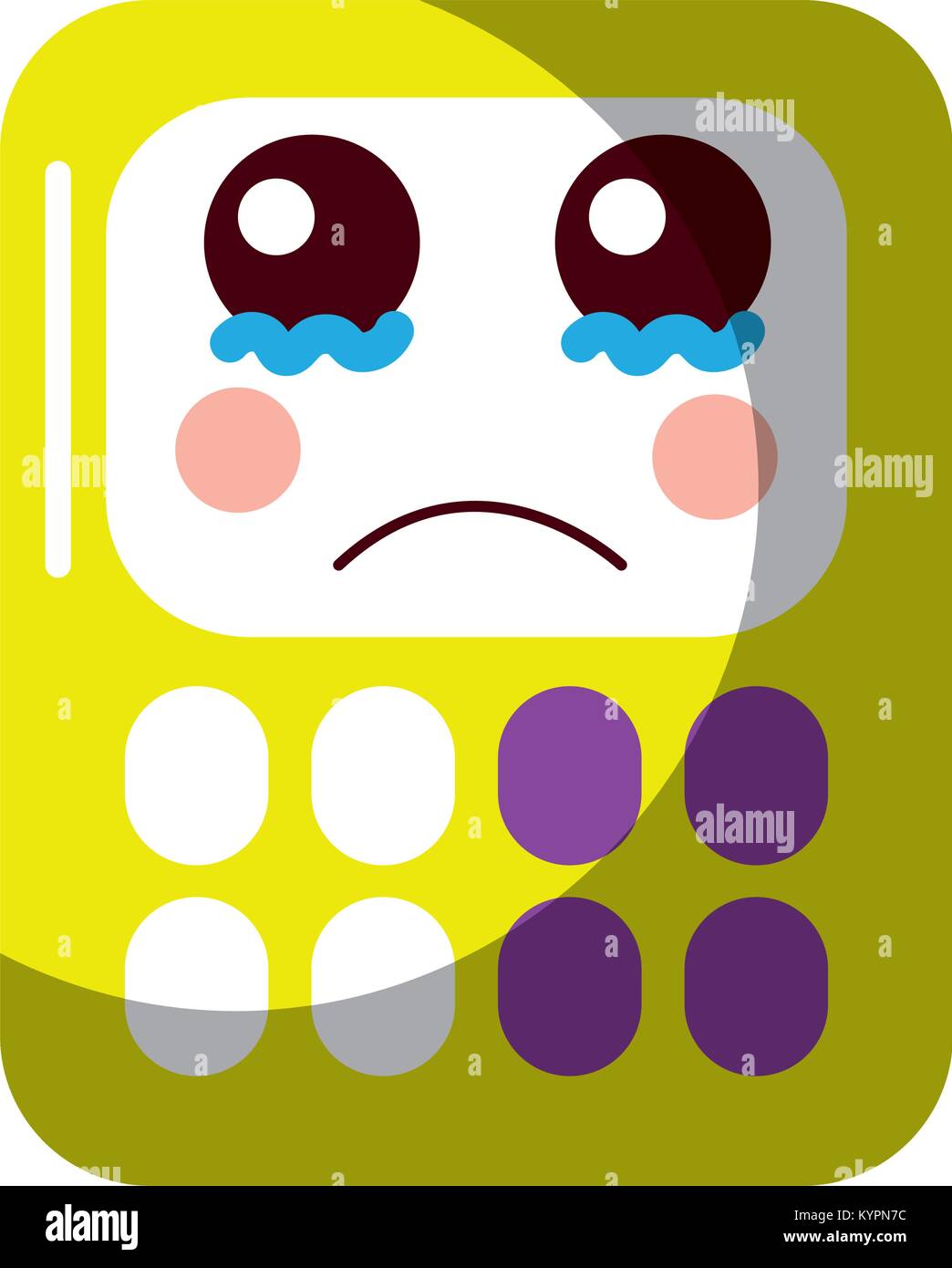 Calculator math character kawaii hi-res stock photography and images ...