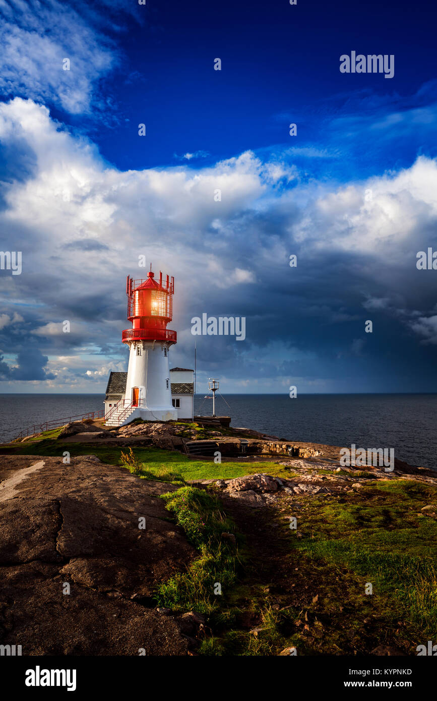 Lindesnes Fyr Lighthouse, Beautiful Nature Norway natural landscape ...