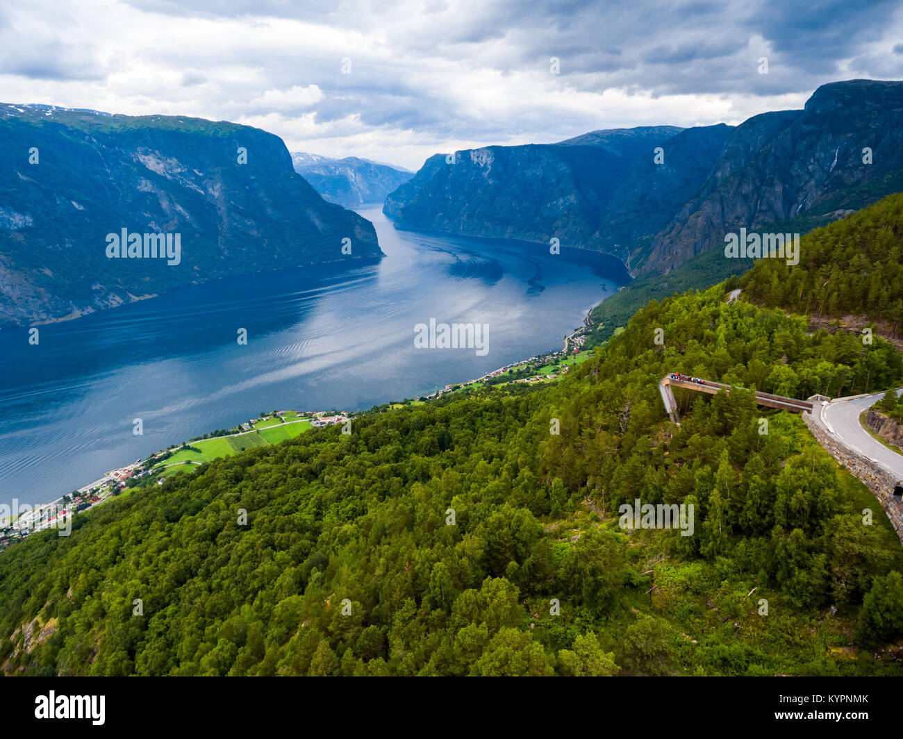 Beautiful Nature Norway. The Sognefjorden Stock Photo - Alamy