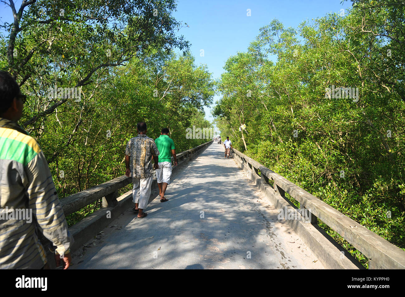 People walks in Moheshkhali Iland in Cox's Bazar, Bangladesh Stock ...