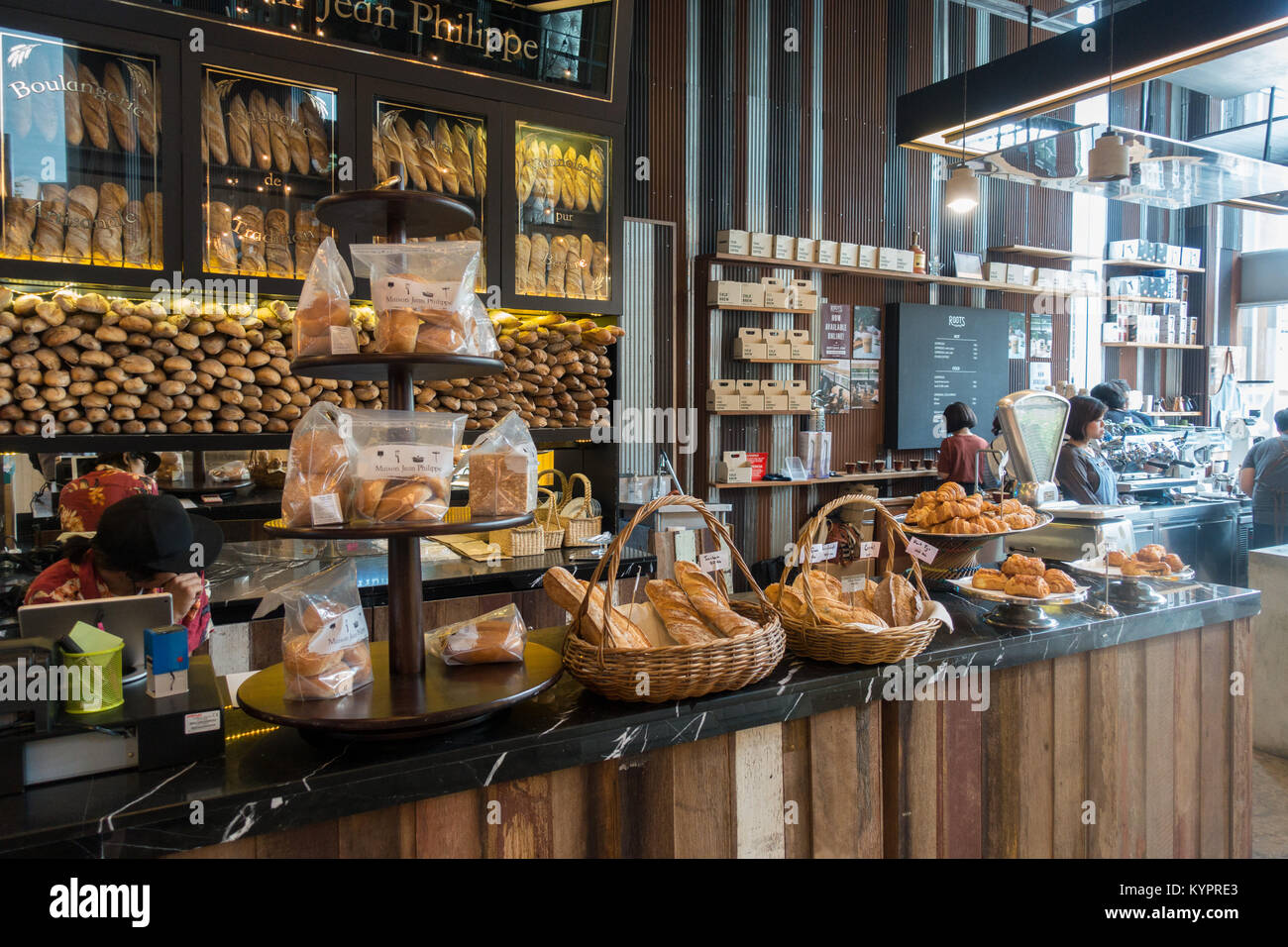 The Commons, Cafe and restaurant complex in Bangkok, Thailand Stock ...