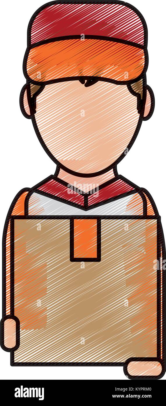 Box and man design Stock Vector Image & Art - Alamy