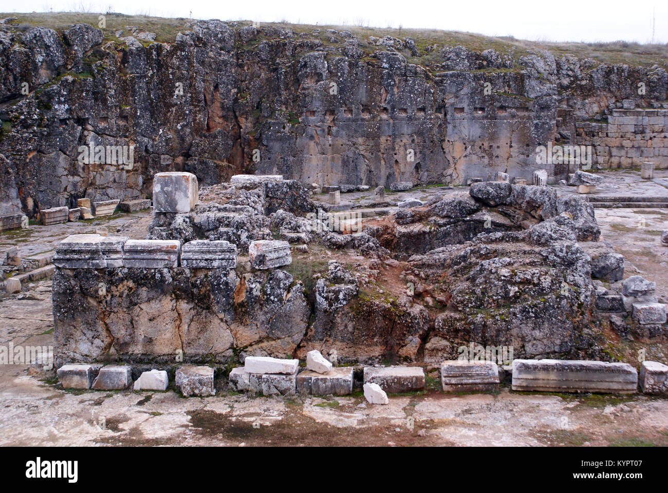 Altar of temple in Antiohia, Pisidia, Turkey Stock Photo - Alamy