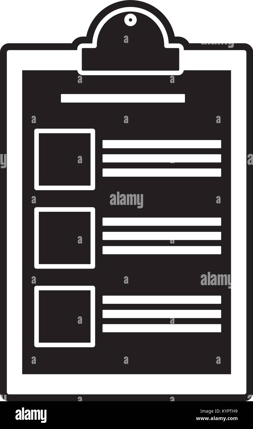 Isolated checklist design Stock Vector Image & Art - Alamy