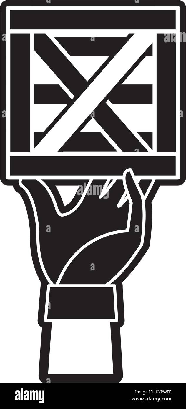 Box and hand design Stock Vector Image & Art - Alamy