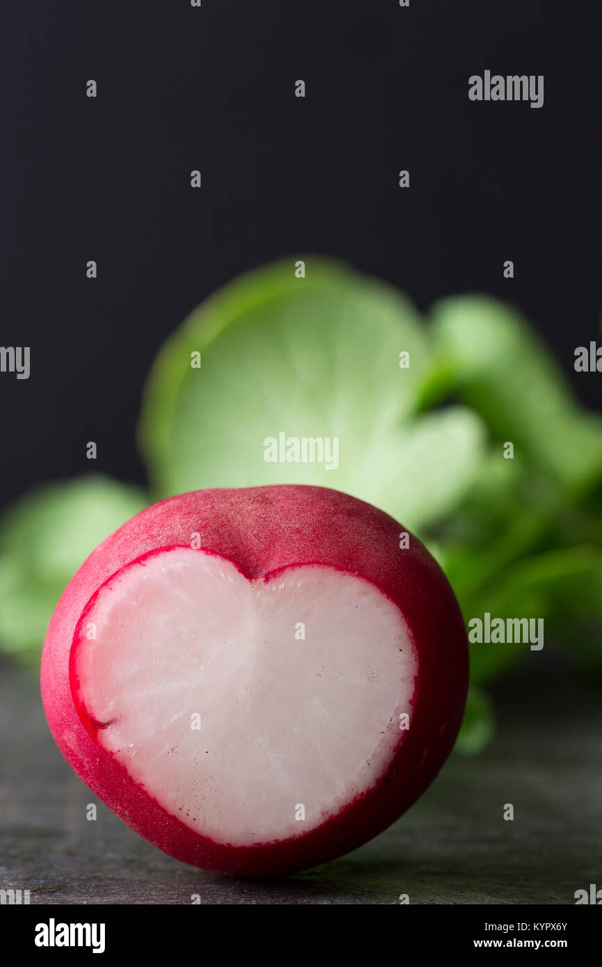 Radish with stems hi-res stock photography and images - Alamy
