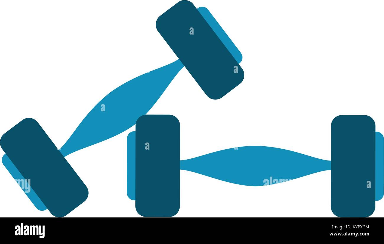 Dumbbells gym weight Stock Vector Image & Art - Alamy