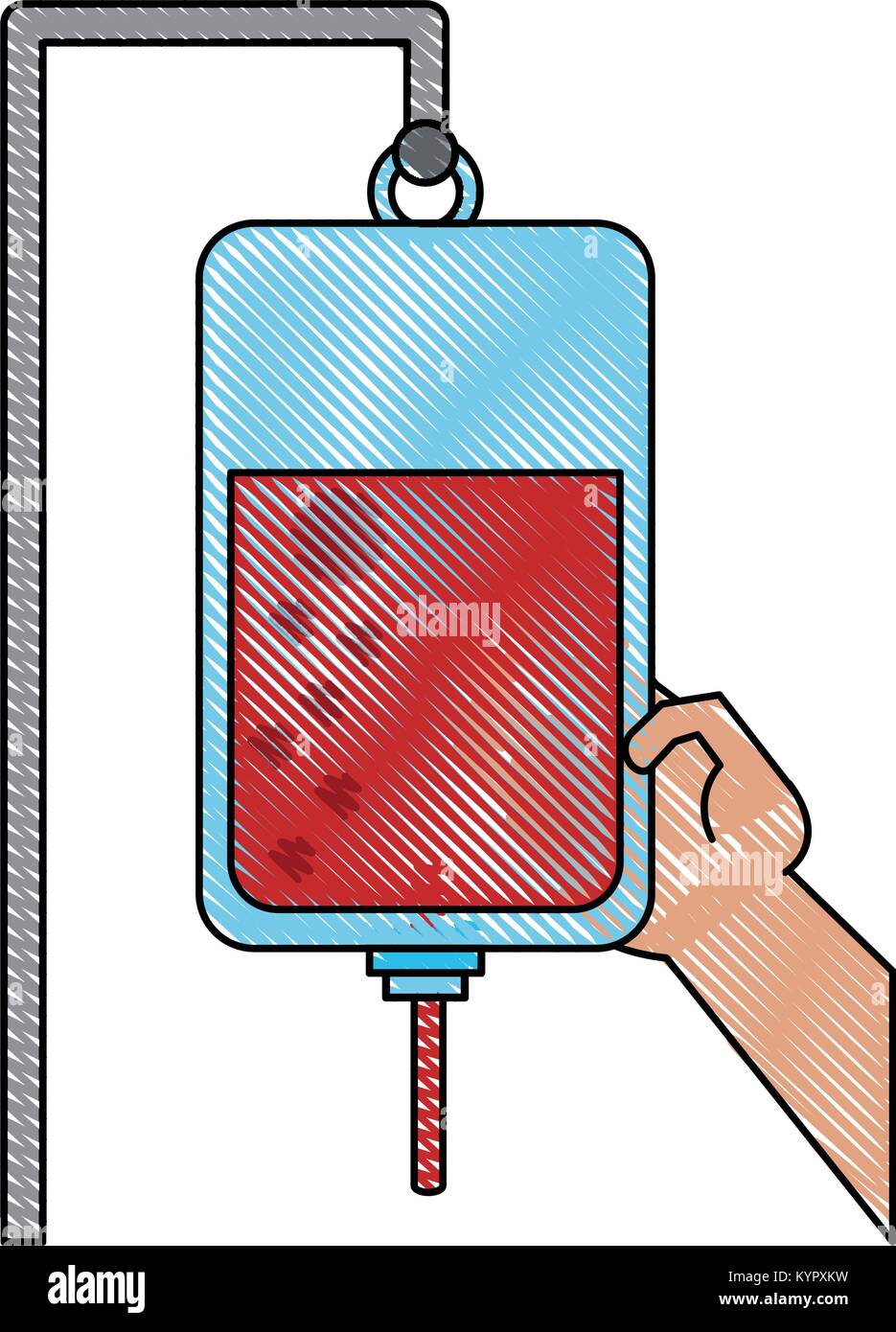 Blood bag symbol Stock Vector Image & Art - Alamy